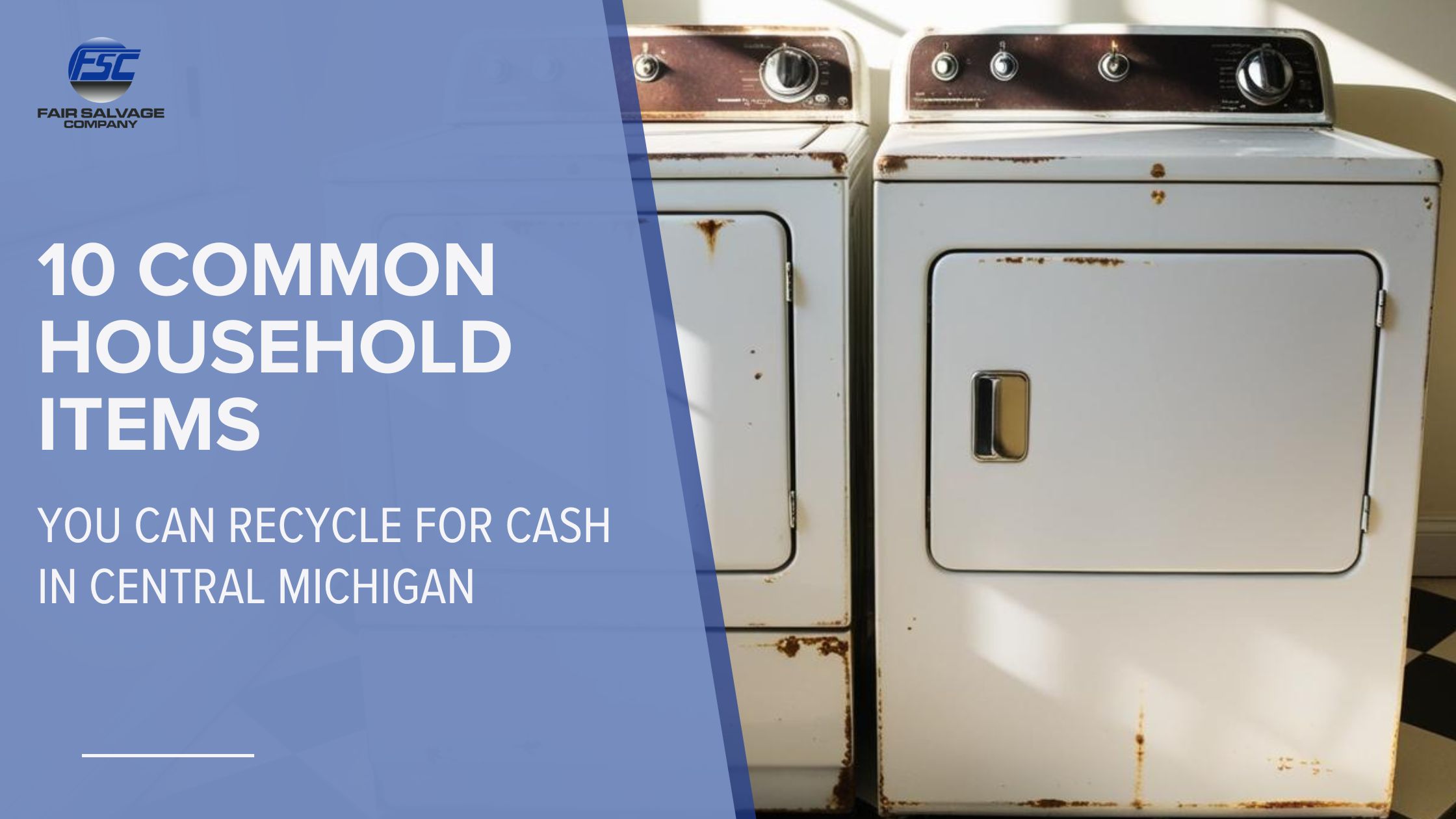 10 Common Household Items You Can Recycle for Cash in Central Michigan